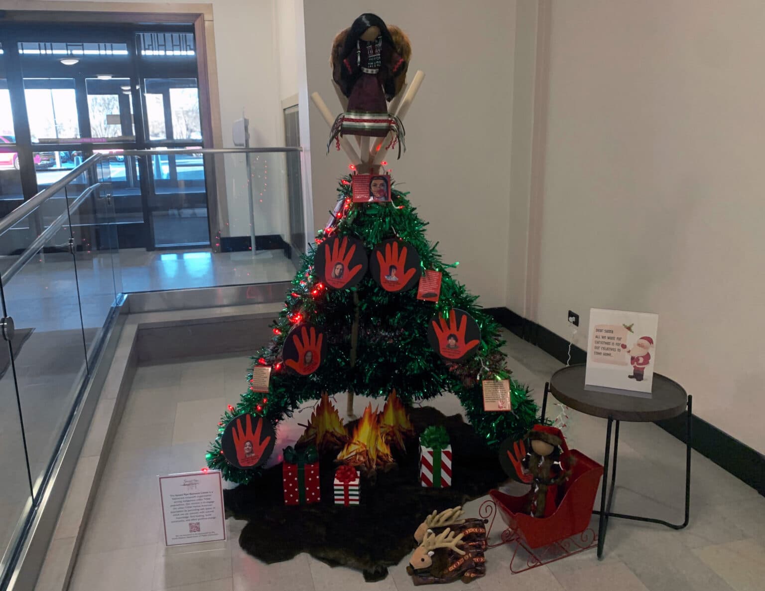 MMIP Christmas tree shines brightly at North Dakota State Capitol ...